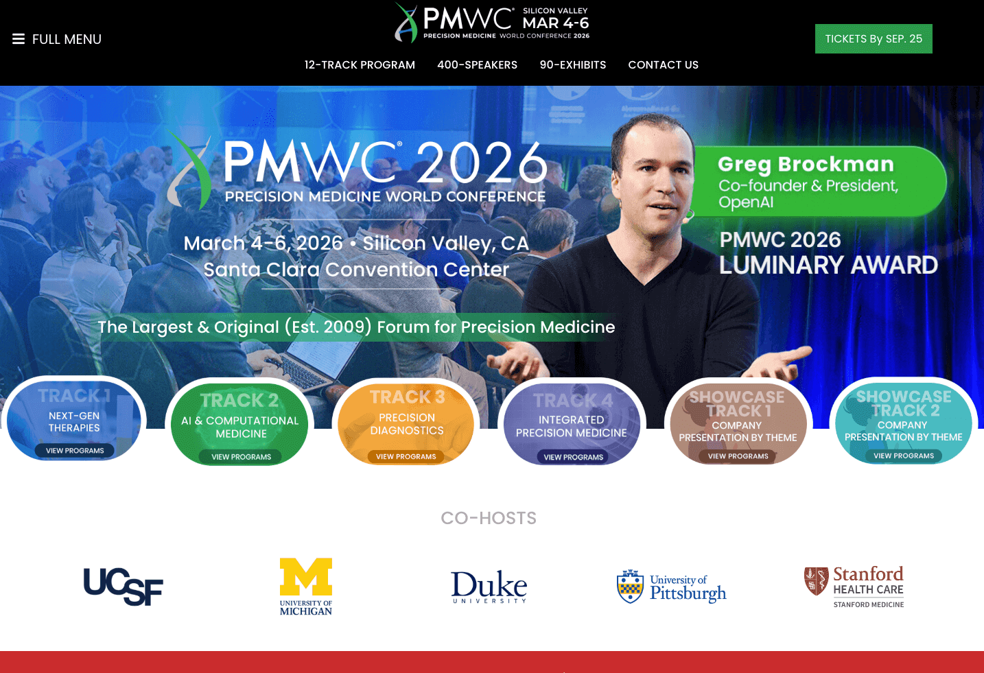 PMWC 2026 | Precision Medicine World Conference, March 4–6